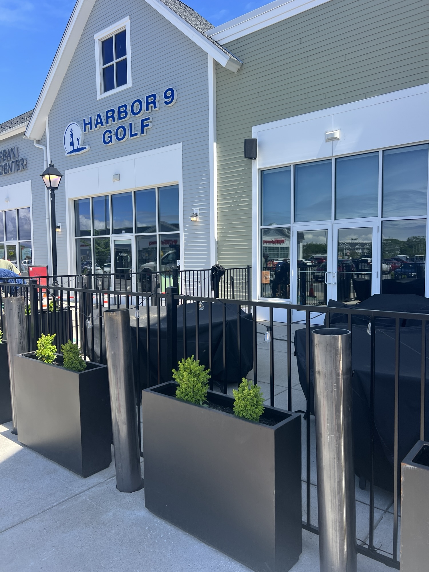 Outdoor Area At Harbor 9 Sports Bar and Golf Almost Complete ...